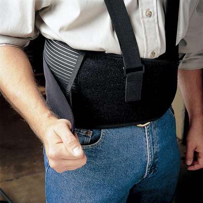 915894-8 Condor Back Support: 2XL Back Support Size, 9 1/4 in W, 45 in ...