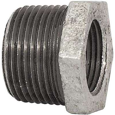 98413 Hex Bushing Galvanized Pipe Fitting, 1" x 1/2" | Imperial Supplies