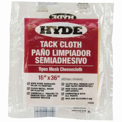 924301-5 Hyde Tack Cloth: 36 in L, 18 in W, For Use With Metal/or ...