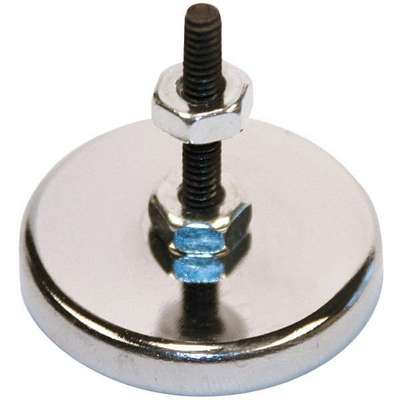 914841-4 Cup Magnet with Bolt, Ceramic Magnet, 190 lb Max. Pull, 2 7/64 ...