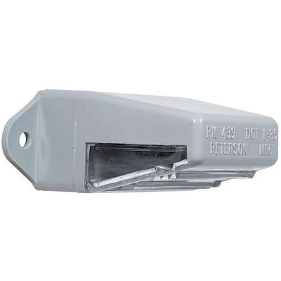 80932 Peterson M439 Incandescent Rectangular License Plate Light, Qty 2 ...