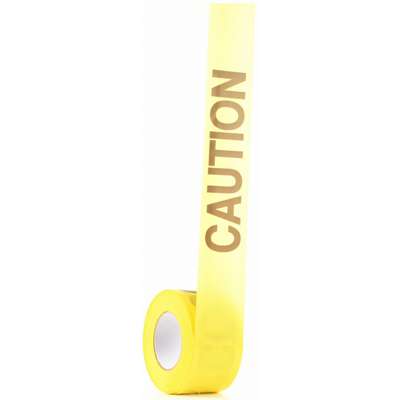 910830 Polyethylene Barricade Tape; 1000 ft. L x 3" W, 1.6 mil Thick, Black / Yellow | Imperial ...