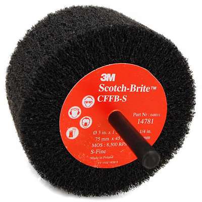 71979 3M 3" Flap Brush, Silicon Carbide, Fine | Imperial Supplies