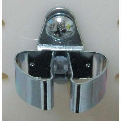 911477-4 Steel Standard Spring Clip, Screw In Mounting Type, Silver ...