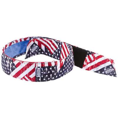 942832-5 Chill-Its By Ergodyne Evaporative Cooling Bandana: Red/White ...