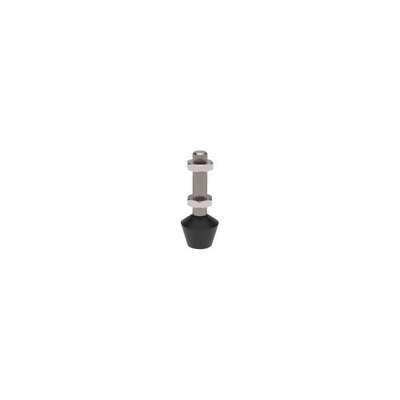 941964-7 De-Sta-Co Flat Tip Spindle: Neoprene, 1 3/8 in Overall Lg, 1 3 ...