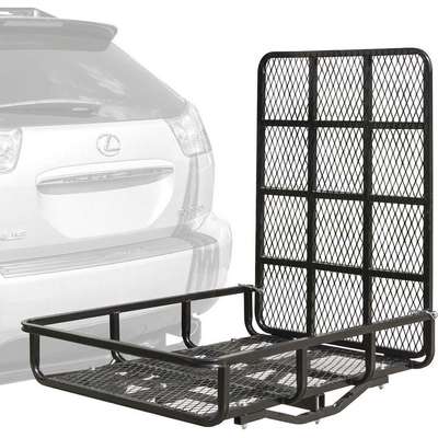 943659-3 Cargo Carrier: Black, Single Lid, 32 in Overall Wd, 32 in ...