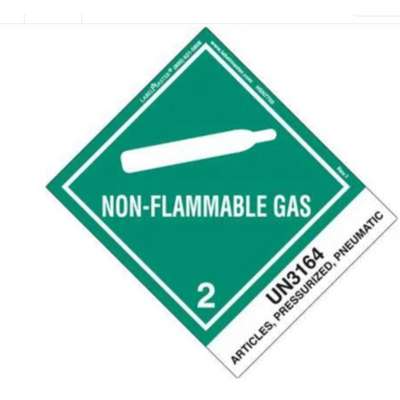 38381 Labelmaster UN3164 Non Flammable Gas Label | Imperial Supplies