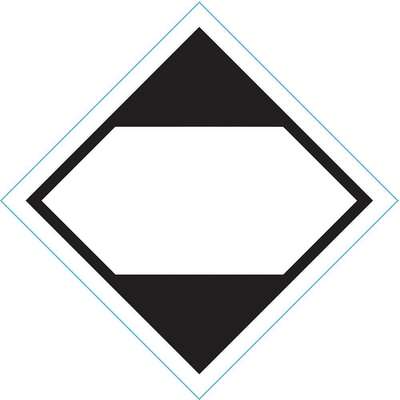 938359-5 Stranco Inc DOT Handling Label: 2 1/2 in Label Wd, 2 1/2 in ...