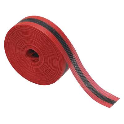 939406 Brady Barricade Tape: Red/Black, 2 in Roll Wd, 200 ft Roll Lg, 3 ...