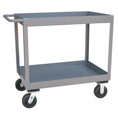 935730-9 Jamco Utility Cart with Deep Lipped Metal Shelves, Load ...