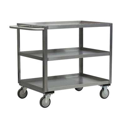 937448-8 Jamco Corrosion-Resistant Utility Cart with Lipped Metal ...