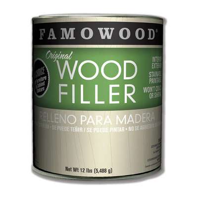 935711-3 Famowood Wood Filler, 1 gal Size, Maple Color, Container Type ...