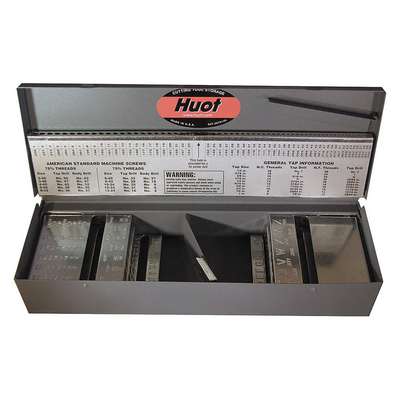 937316-7 Huot Drill Bit Case: 135 Compartments, Holds 1/16 in to 1/2 in ...