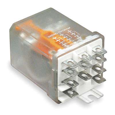940452-3 Dayton Enclosed Power Relay: 11 Pins - Relay, 3PDT, 24V DC ...