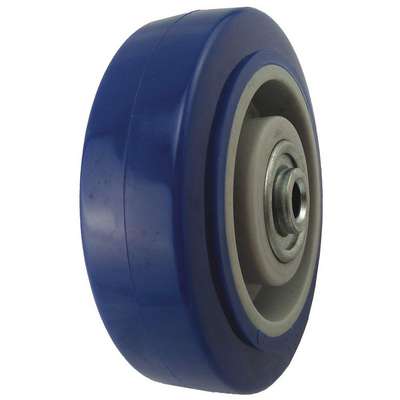 942414-1 Polyurethane Tread on Plastic Core Wheel: 4 in Wheel Dia., 1 1 ...