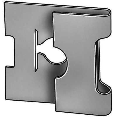 936050-7 Spring Nut: J Clip-On, Steel, Grade 1050, Phosphate, #6 Thread ...