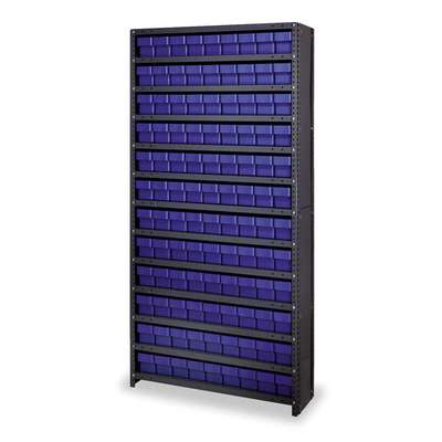 941299-3 Quantum Storage Systems Enclosed Bin Shelving: 36 in x 12 in x ...