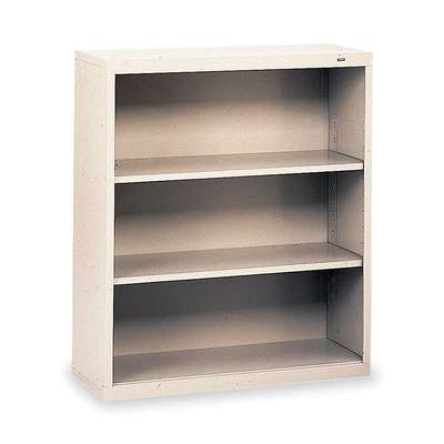 944987-9 Tennsco Bookcase: Light Gray, Steel, 40 in Overall Ht, 34 1/2 ...