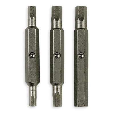 940312-5 Screwdriver Bit Set: Screwdriver Bit Set, 1/4 in Hex Shank ...