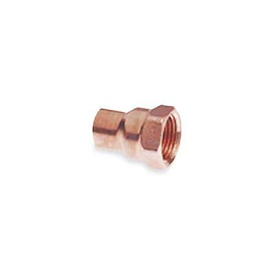 938569-6 Adapter: Wrot Copper, Cup x FNPT, 2 in Copper Tube Size, For 2 ...