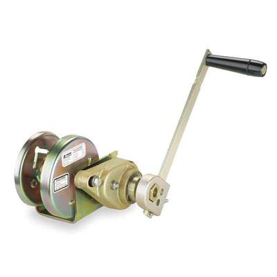 940015-7 Thern Hand Winch: 2,000 lb 1st Layer Load Capacity, Spur, 14.7 ...