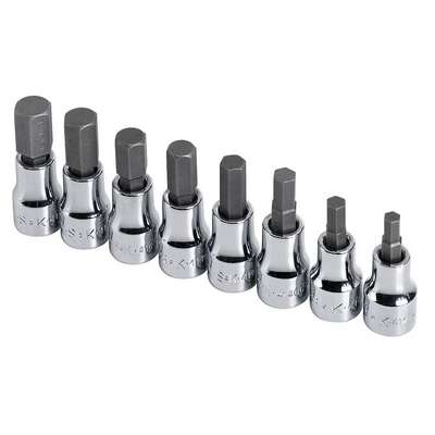 943803-2 Sk Professional Tools Socket Bit Set: 3/8 In Drive Size, 8 ...
