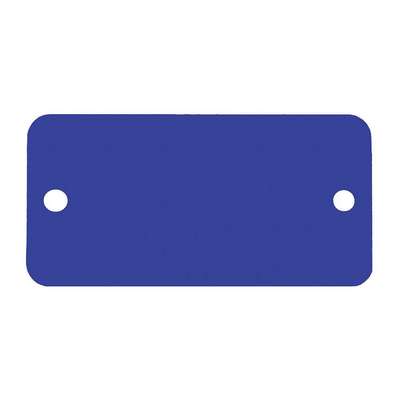 938318 C.H. Hanson Blank Valve Tag, Aluminum, Height: 1", Width: 3 ...