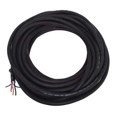 940342-3 Portable Cord: 6 Conductors, 16 AWG Wire Size, Rubber, Black ...