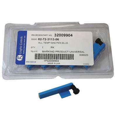 939020-6 Graphic Controls Chart Recorder Pens with Blue Ink; for use ...