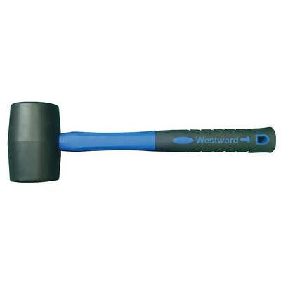 943739-2 Westward Plastic Mallet: Steel Handle, 24 Oz Head Wt, 2 5/8 In ...
