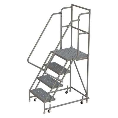938840-8 Tri-Arc Rolling Ladder: 40 in Platform H, 30 in Platform Dp ...