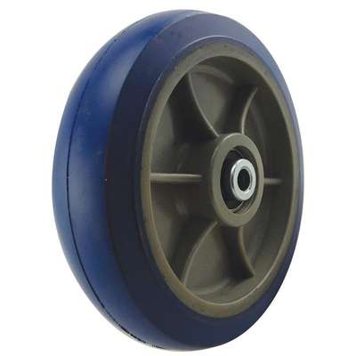 939165 Nonmarking Rubber Tread on Plastic Core Wheel: 8 in Wheel Dia ...