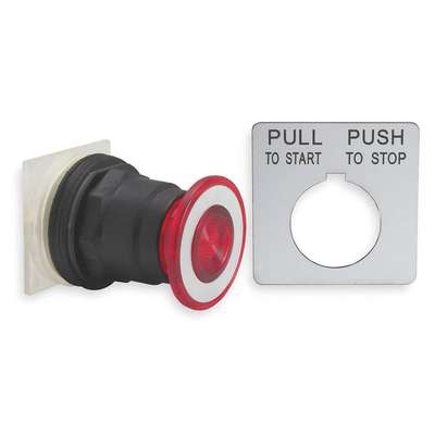 942050-8 Schneider Electric Push Button Operator: 30 Mm Size, Red, 1/12 ...