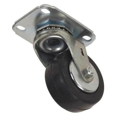 939410-9 Debris-Resistant Standard Plate Caster: 3 in Wheel Dia., 210 ...
