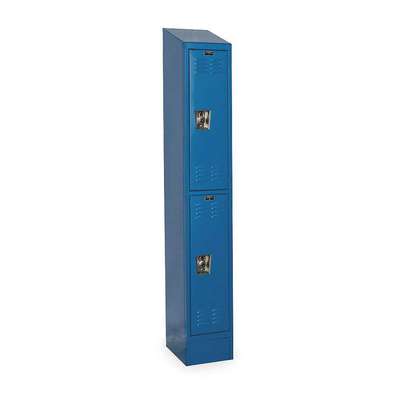 943648 Hallowell Wardrobe Locker: 12 In X 18 In X 78 In, Louvered, 2 ...