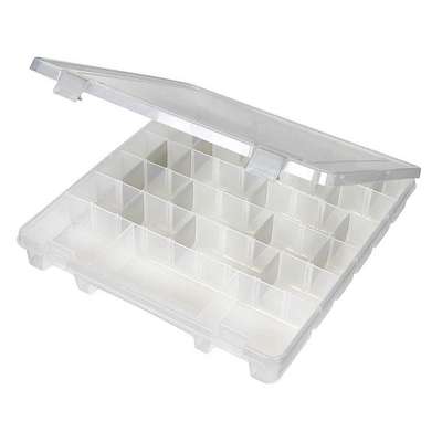 939214-8 Flambeau Adjustable Compartment Box: 15 in x 2 in, Clear, 8 ...