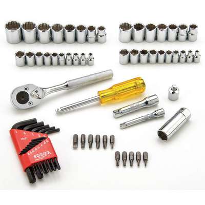 938852 Proto Socket Wrench Set: 1/4 in_3/8 in Drive Size, 65 Pieces ...