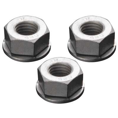 935939-4 1/2"-13 Heavy Hex Lock Nut, Zinc Plated Finish, Grade 8 Steel ...