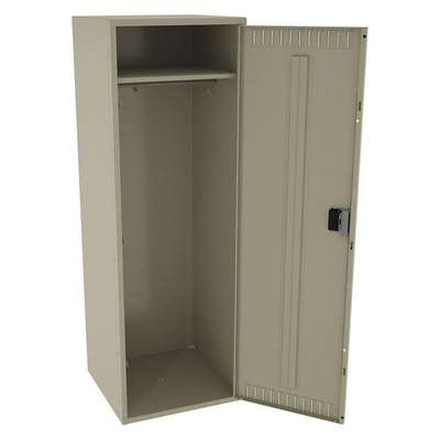 939230-8 Tennsco Wardrobe Locker: 24 in x 24 in x 72 in, Louvered, 1 ...
