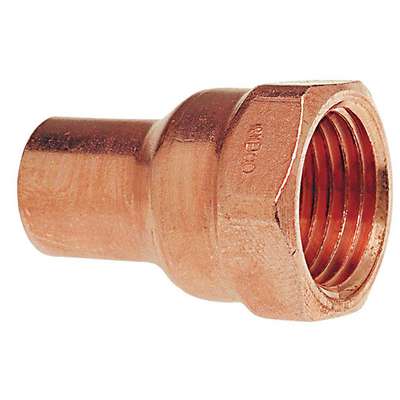 936840 Adapter: Wrot Copper, FTG x FNPT, 2 in Copper Tube Size, For 2 1 ...