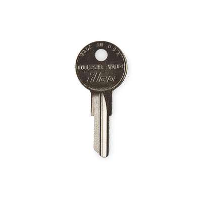 937478-4 Kaba Ilco Key Blank, Filing Cabinet, Nickel Plate Over Brass ...