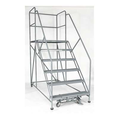 940190-6 Cotterman Rolling Work Platform: 6 Steps, 60 in, 36 in ...