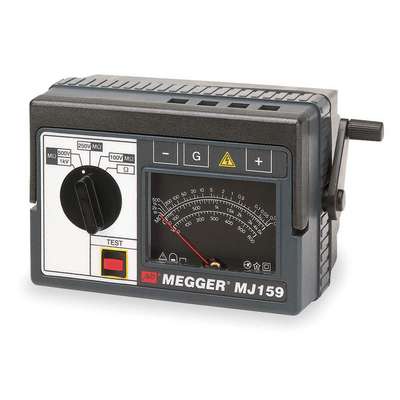 935556-3 Megger Analog Hand Cranked Megohmmeter; Insulation Resistance ...