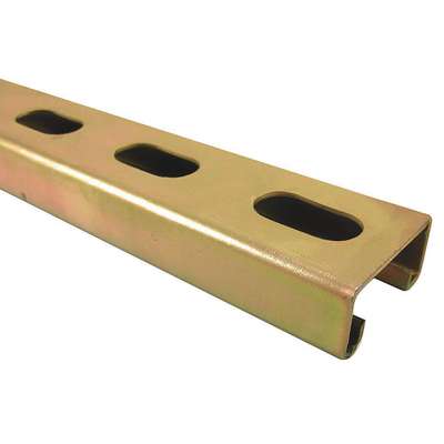 939403-4 Superstrut Strut Channel - Slotted: Steel, Zinc-Plated, 14 ga ...