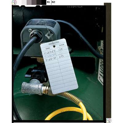 SEE ALL INDUSTRIES IDT-34 Inspection Record Tag, Aluminum | Imperial ...