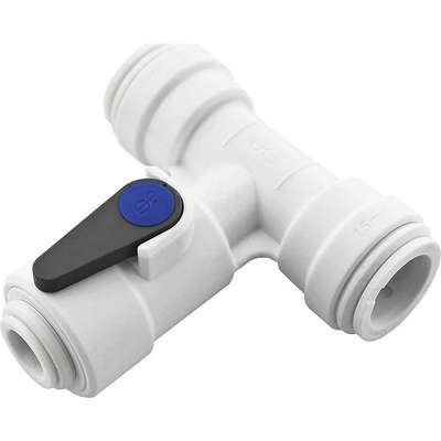 940725-1 Angle Supply Stop: 3-Way Body, 15 mm Inlet Size, 3/8 in Outlet ...