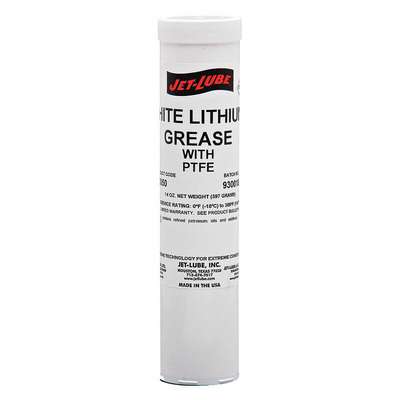 937861-5 Jet-Lube Multipurpose Grease: Lithium, White, 14 oz, NLGI ...