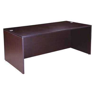 940181-2 Office Desk Shell: 71 in Overall Wd, 29 1/2 in, 36 in Overall ...