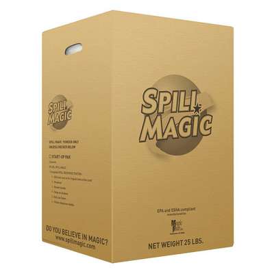 941773-4 Spill Magic Absorbent Powder: 8 gal Volume Absorbed per Pkg ...